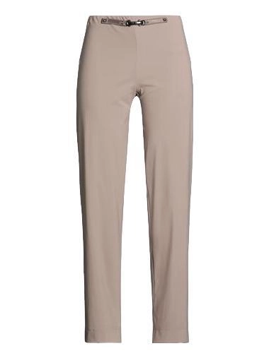 High Nylon Elastane Straight-leg Pants - Grey