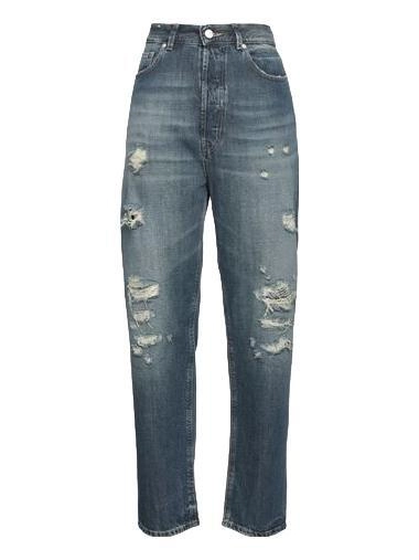 PT TORINO Cotton Lyocell Straight Leg Jeans - Blue