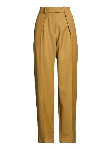 ALYSI Tapered Crepe Pants - Yellow
