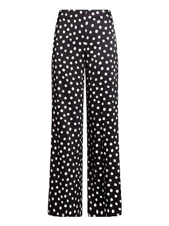 SHIRTAPORTER Viscose Blend Polka Dot Lounge Pants - Midnight Blue