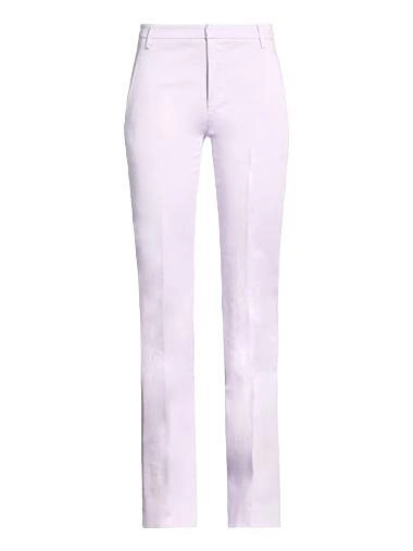 DONDUP Lilac Cotton Elastane Flared Pants - Purple
