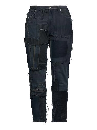Dolce & Gabbana Patchwork Tapered Jeans - Black