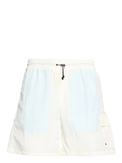 SPIEWAK Dark Nylon Athletic Shorts - Ivory