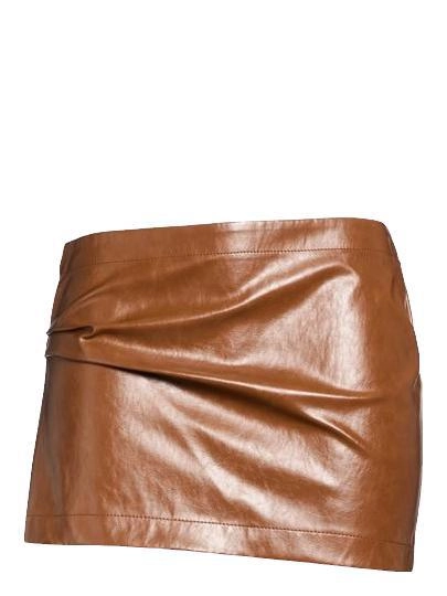 CARLA G. Mini Skirt - Brown