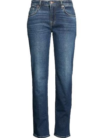 7 For All Mankind Calie Straight Jeans - Blue