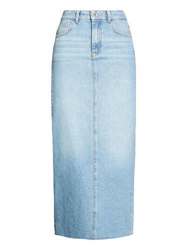 Patrizia Pepe Denim Pencil Skirt - Blue