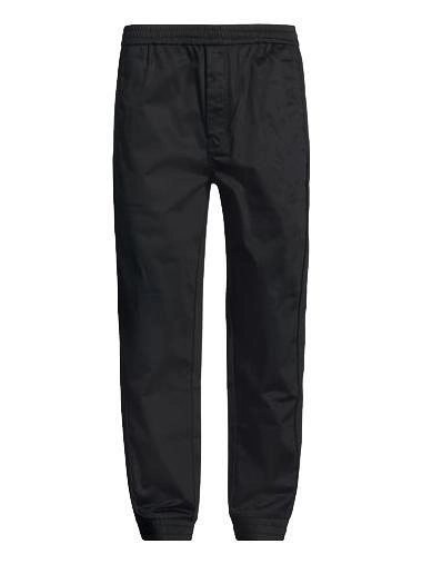 Armani Exchange Military Cotton Elastane Trousers - Black