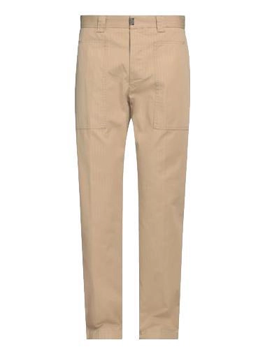 Incotex Cotton Elastane Tapered Leg Chino Pants - Beige