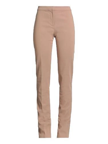 Pinko Straight-leg Cotton Blend Pants - Sand