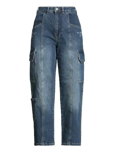 Baum Und Pferdgarten Cargo Jeans In Dark Wash Denim - Blue