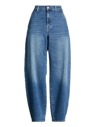 7 For All Mankind Cotton Elastane Baggy Jeans - Blue