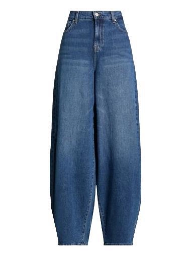 7 For All Mankind High Waisted Baggy Jeans - Blue