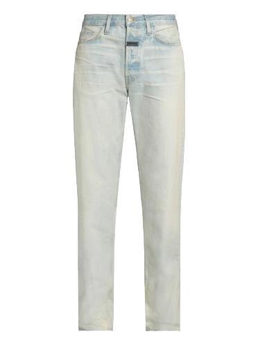 Fear Of God Tapered Cotton Jeans - Blue