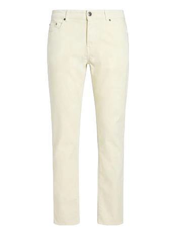 PT TORINO Cotton Cashmere Elastane Jeans - Cream