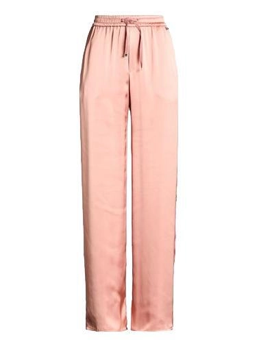 Herno Wide-leg Satin Pants With Drawstring Waist - Pink