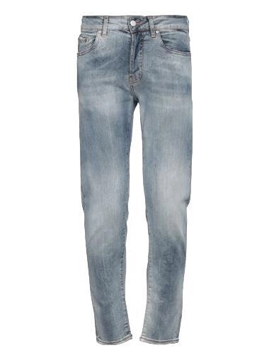 LIU •JO MAN Cotton Blend Skinny Fit Jeans - Blue