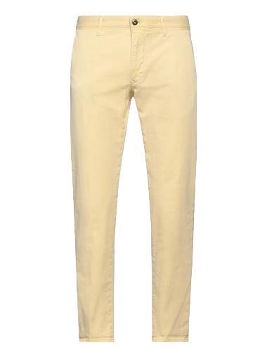 Incotex Cotton Elastane Chino Pants - Yellow