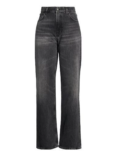HAIKURE Wide-leg Faded Jeans - Black