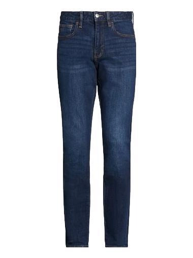 Armani Exchange Cotton Elastane Tapered Jeans - Blue
