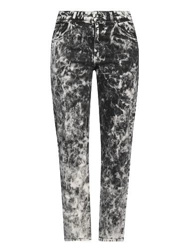 Dolce & Gabbana High Waisted Straight Leg Tapered Jeans - Black