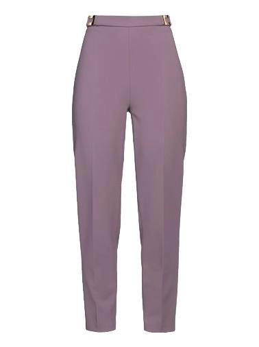 Elisabetta Franchi Tapered Crepe Pants - Purple