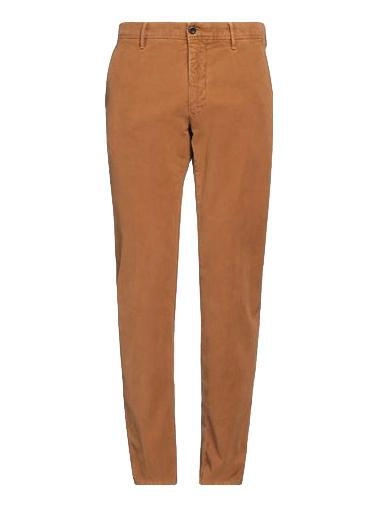 Incotex Cotton Elastane Moleskin Pants - Beige