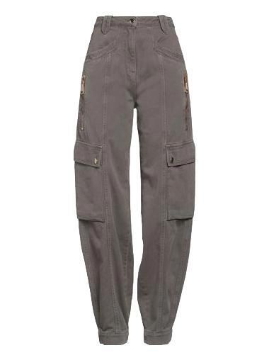 Elisabetta Franchi Khaki Cargo Jeans - Beige