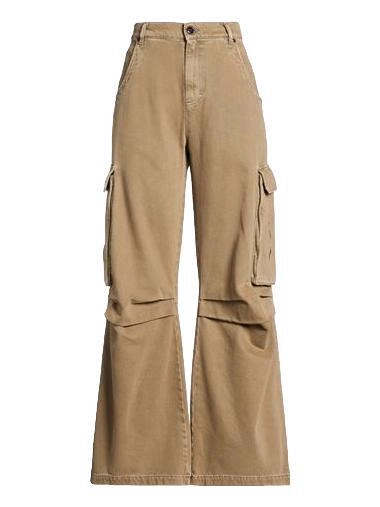 SEMICOUTURE Cotton Cargo Jeans - Beige