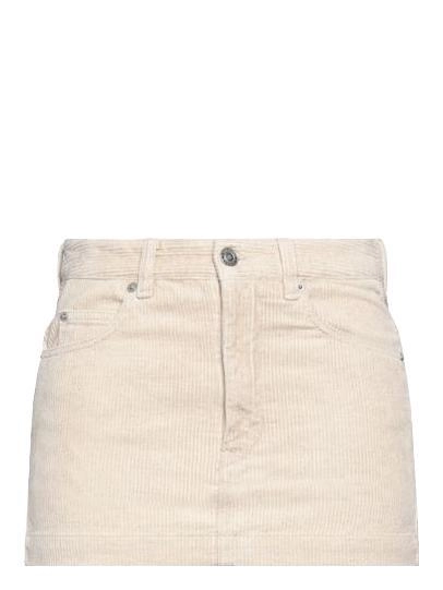 MARANT ETOILE Cotton And Linen Mini Skirt - Beige