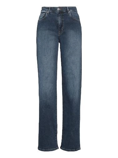 CHIARA FERRAGNI Cotton Blend Straight-leg Jeans - Blue