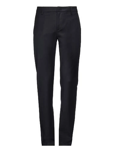 DONDUP Virgin Wool Blend Tapered Leg Pants - Blue