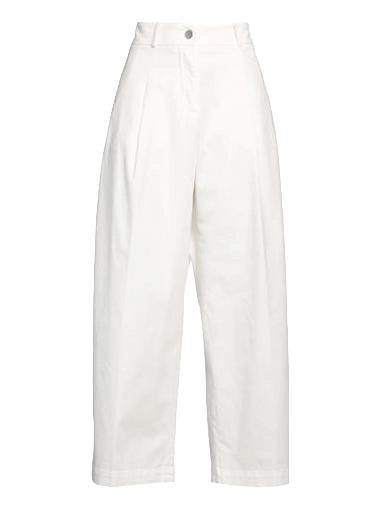 Fabiana Filippi Twill Wide-leg Pants - Ivory