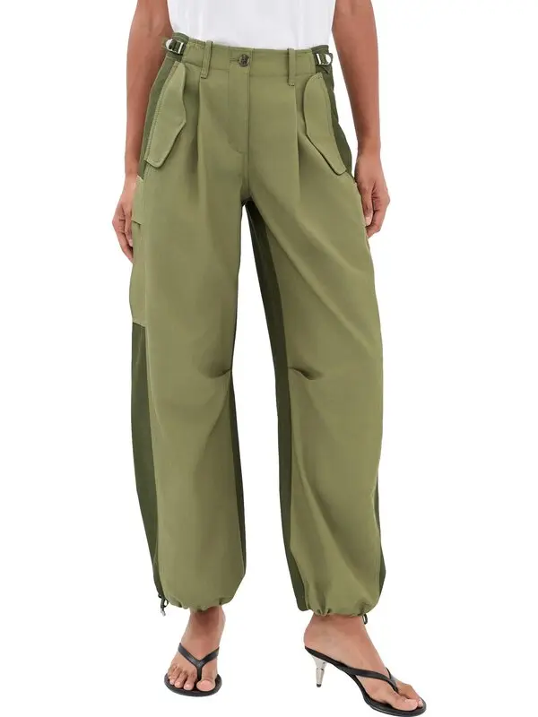 3.1 Phillip Lim Curved Cargo Utility Pants - Olive/pine