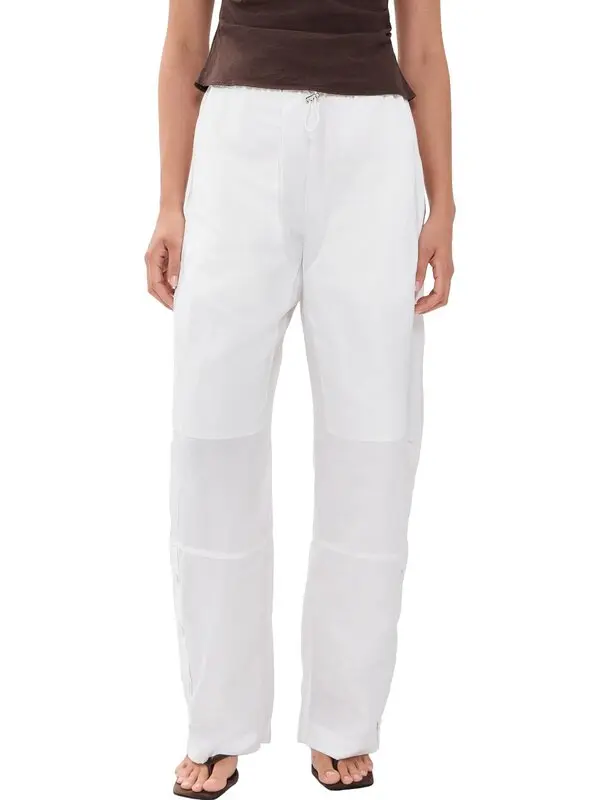 Paris Georgia Elemental Parachute Pants - White