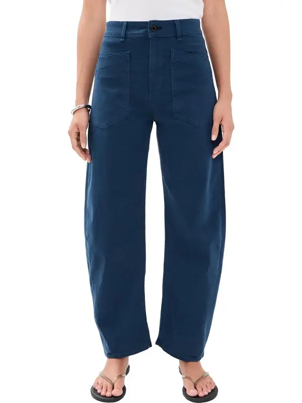 ASKK NY Twisted Barrel Pants - Navy