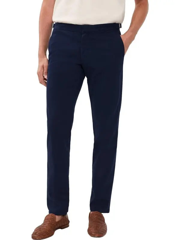 Orlebar Brown Fallon Stretch Cotton Pants - Night Iris