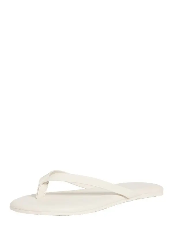 Tkees The Boyfriend Leather Sandals - Cream