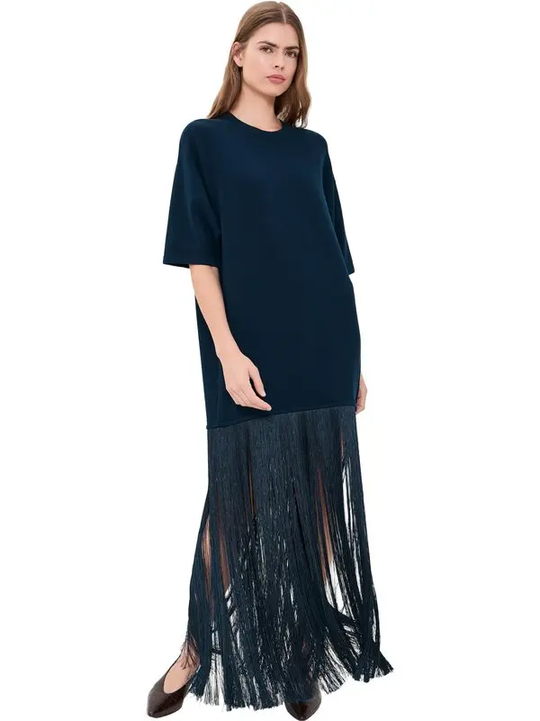 Essentiel Antwerp Keremony Knitted Dress - Navy