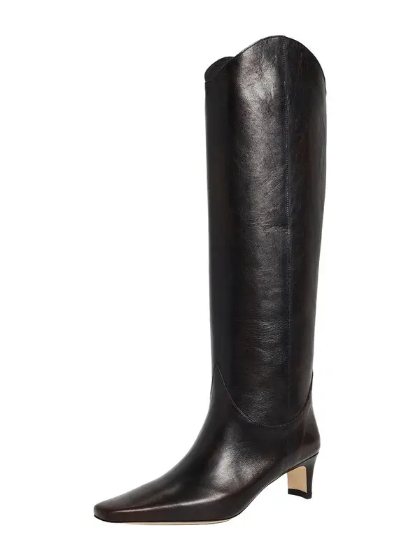 Staud Western Wally Boots - Espresso