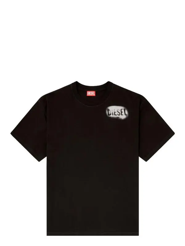 DIESEL® T-boxt-v-2 Crewneck T-shirt - Black