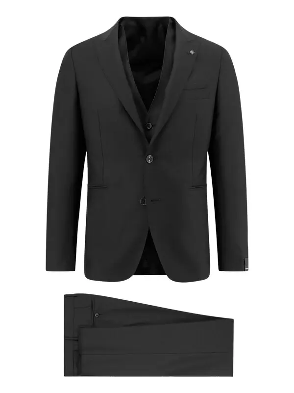 Tagliatore Single-breasted Tailored Suit - Black