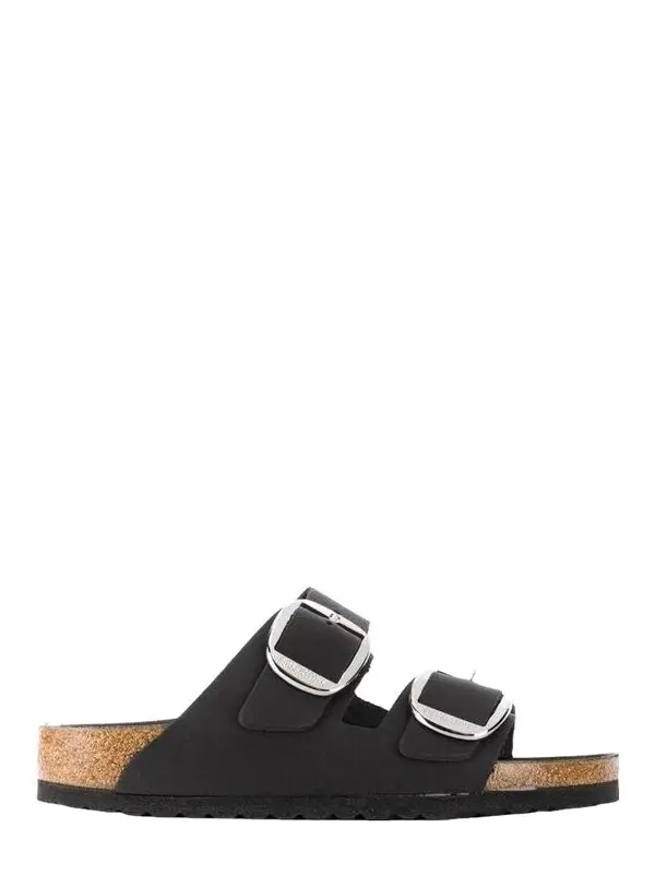 BIRKENSTOCK Arizona Big Buckle Slides - Black