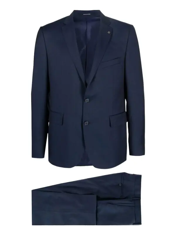 Tagliatore Two-piece Single-breasted Long-sleeved Suit - Black