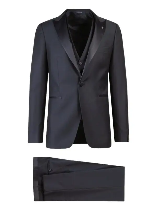 Tagliatore Single-breasted Two-piece Suit - Black