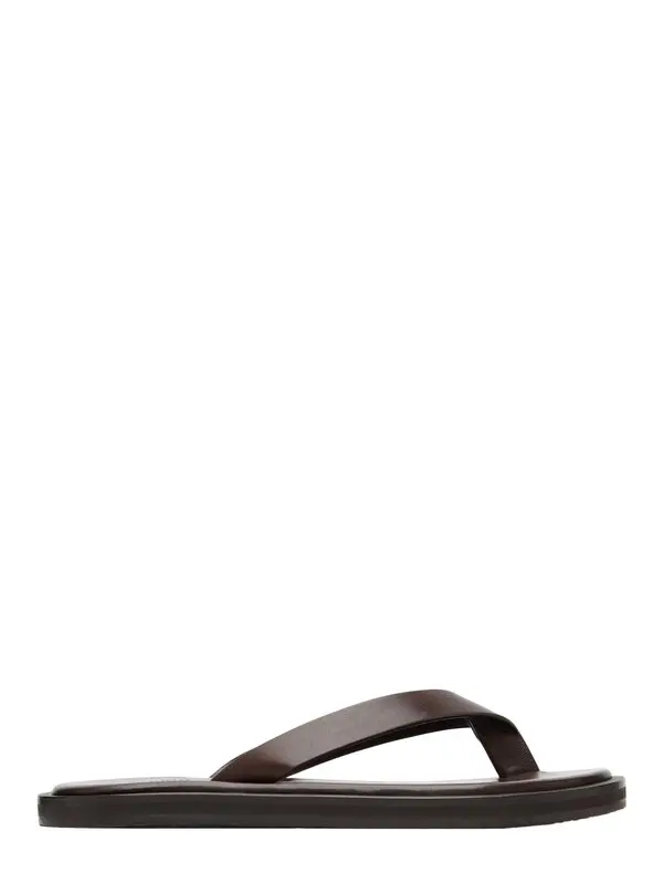 Studio Nicholson Curren Leather Sandals - Cocoa