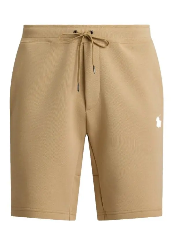 Polo Ralph Lauren Logo Embroidered Drawstring Shorts - Khaki