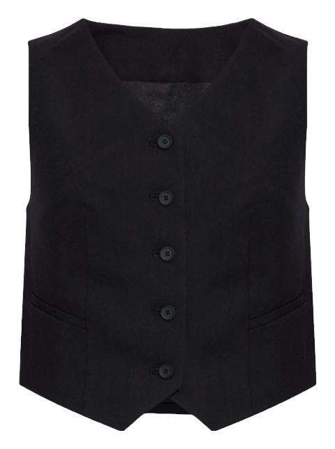 ALLSAINTS Aleida Tri Suit Vest - Black
