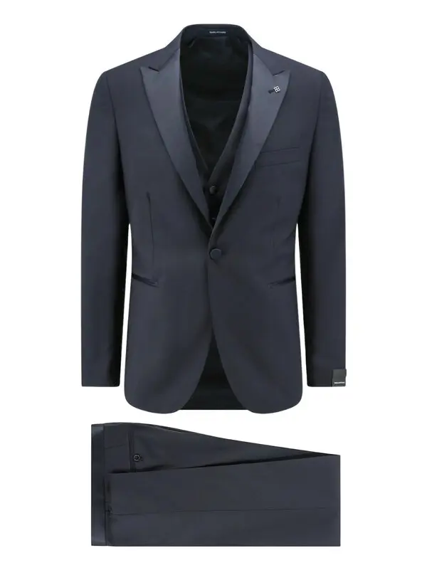 Tagliatore Single-breasted Two-piece Suit Set - Black