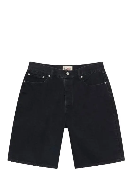 StÜssy Big Ol Denim Shorts - Blac Black