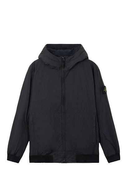 Stone Island Crinkle Reps Ny Recycled Nylon Jacket - Black